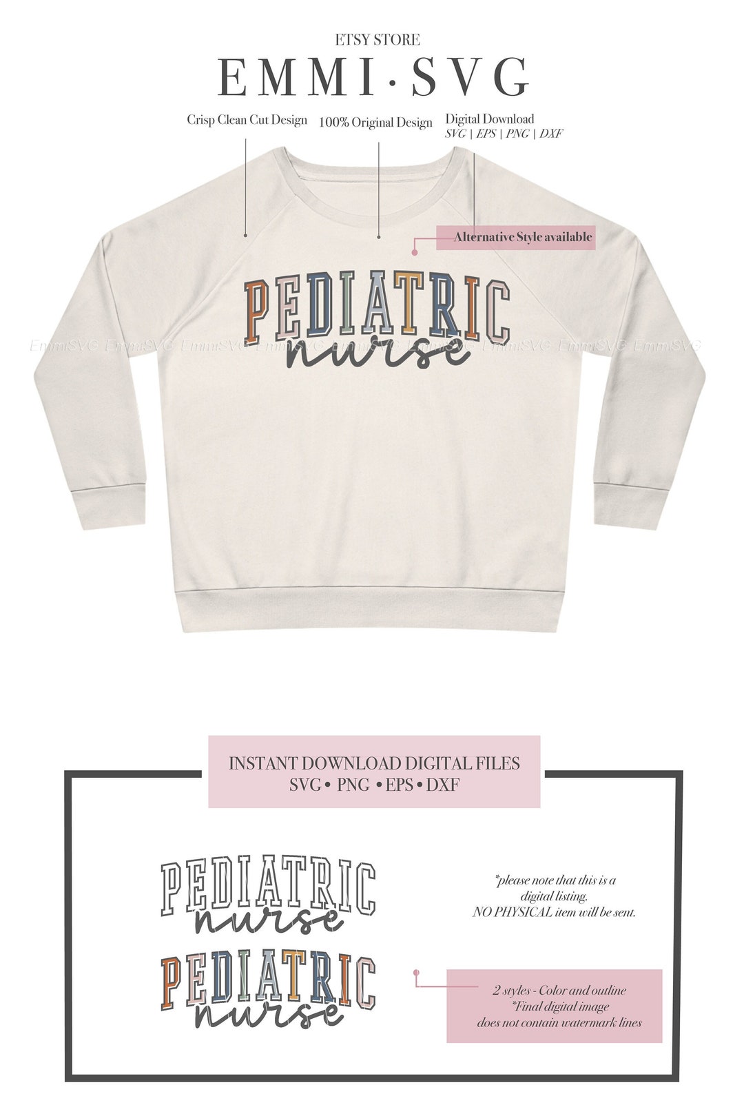 Pediatric Nurse Svg Shirt Design, PEDS Svg, Pediatric Png Sublimation ...
