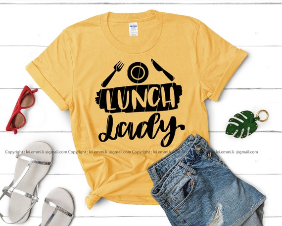 Lunch Lady Svg Cafeteria Svg Instant Download Etsy Canada
