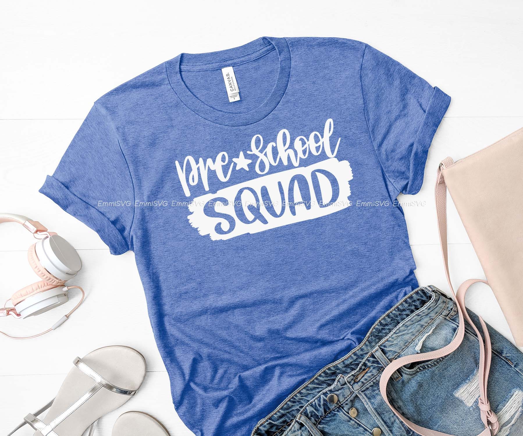 Preschool Squad Svg Preschool Crew Svg School Sublimation - Etsy
