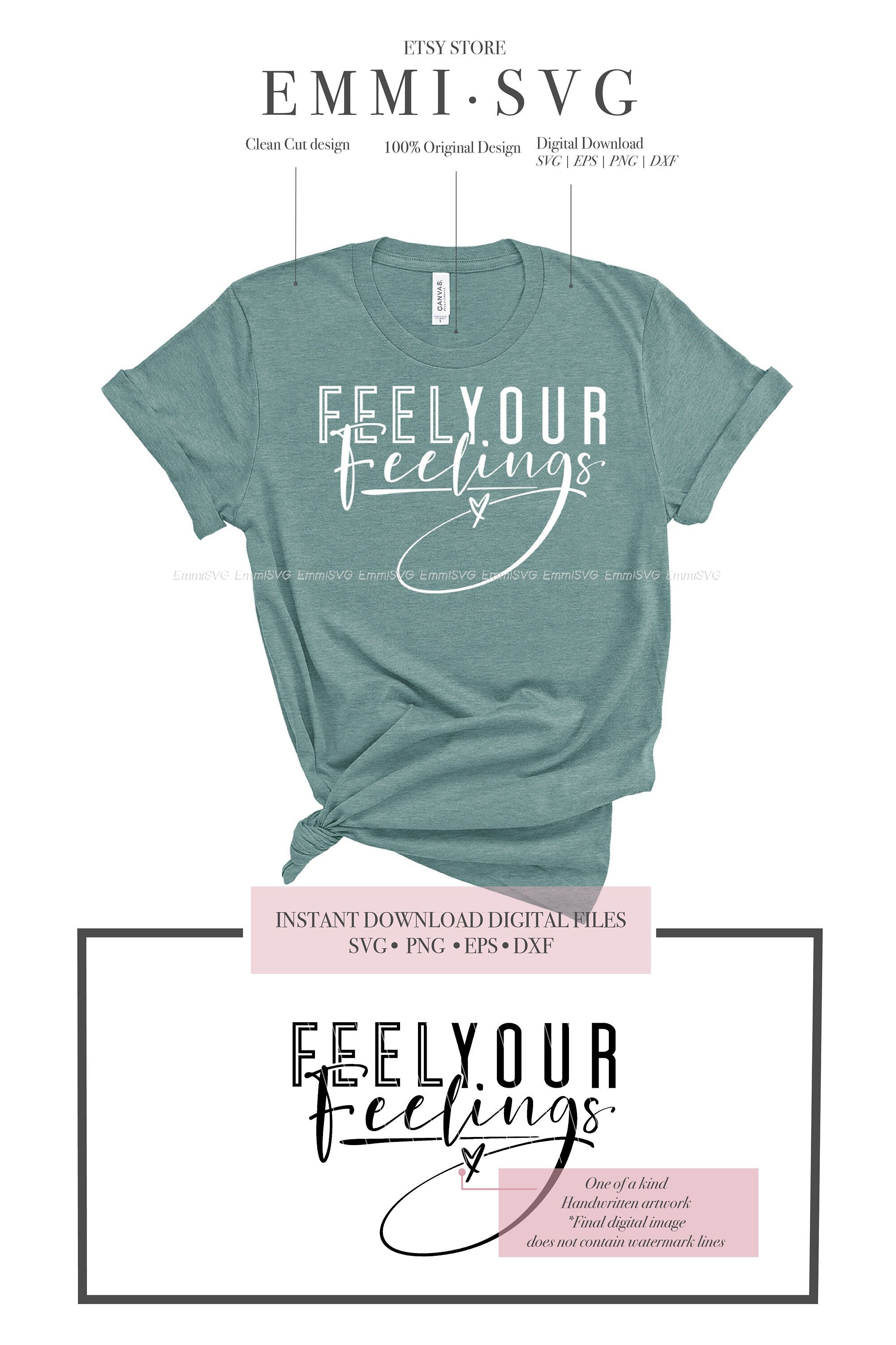 Feel Your Feelings Svg Mental Health Matter Svg Files for - Etsy