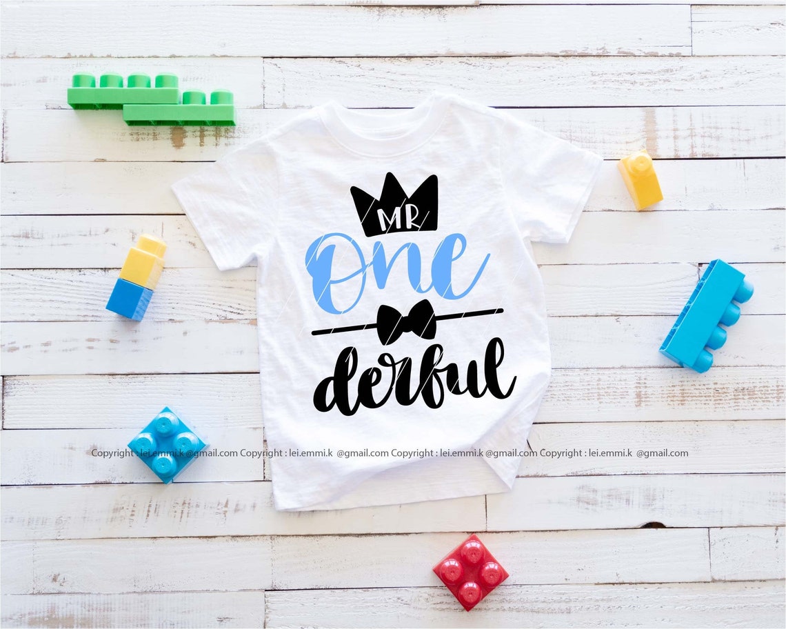 First Birthday Boy Svg, Mr Onederful Svg. Instant Download,free ...