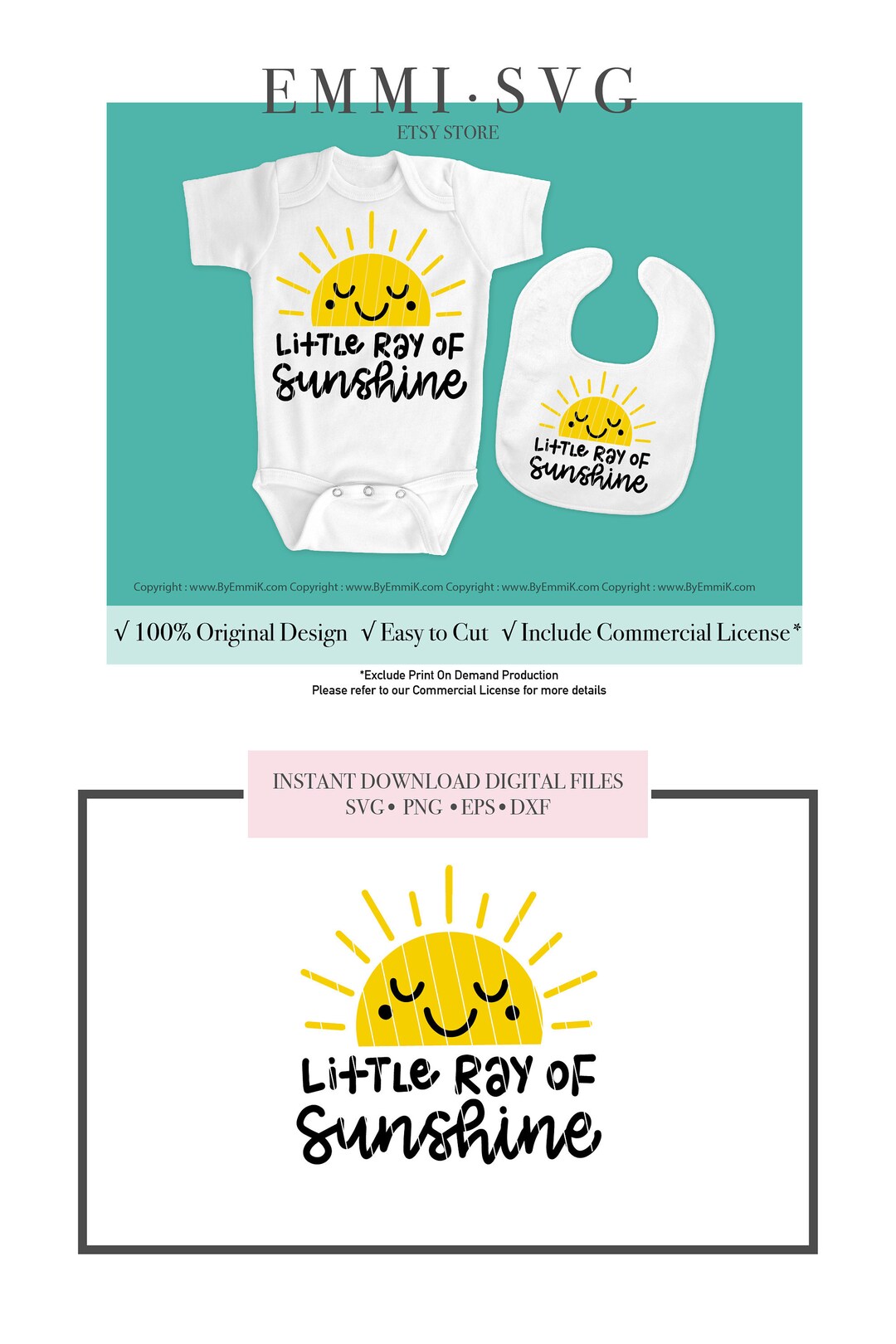 Baby Summer Svg, Little Ray of Sunshine Svg, Hello Sunshine Svg, Kids ...
