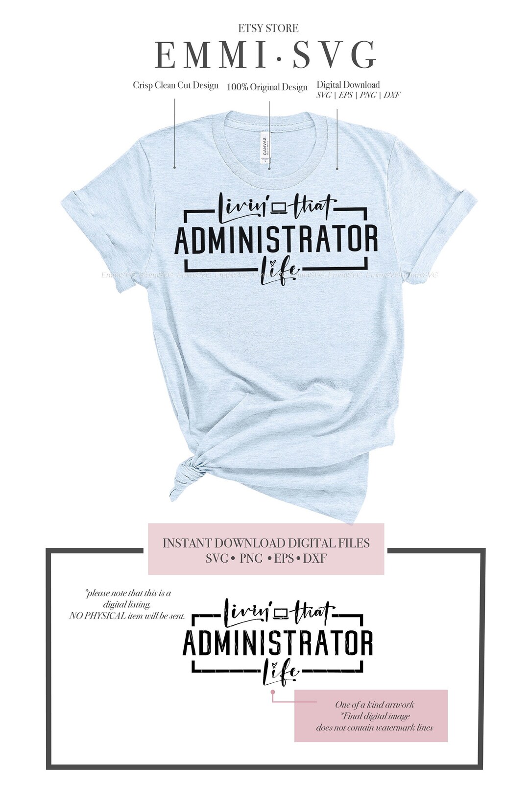 Administrator Svg Files for Cricut, Living That Administrator Life Svg ...