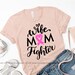 Wife Mom Fighter Svg for Cricut and Silhouette Cameo . Free Commercial ...