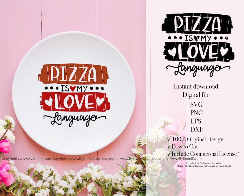 Pizza Svg, Love Pizza, Kitchen Sign, Kitchen Saying, Pizza Saying ...