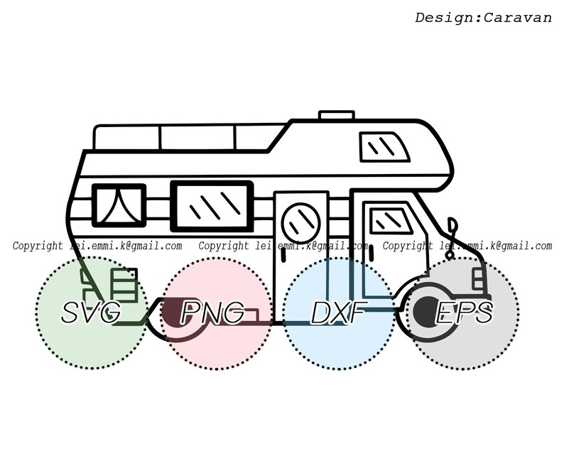 Caravan Svg, Camper Svg, Camping Svg, Clipart, Prints , Decal, Stencil ...