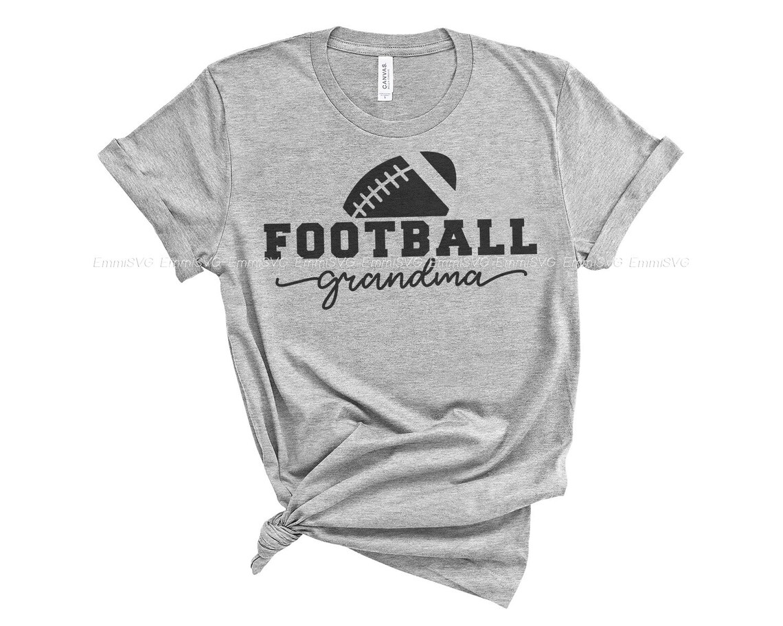 Football Grandma Svg Shirt Design, Sports Grandma Svg Files for Cricut ...
