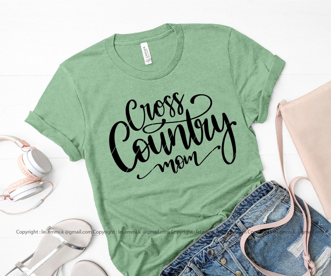 Cross Country Mom Svg for Cricut and Silhouette Cameo. Free Commercial ...