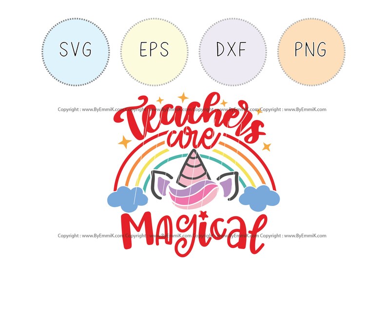Teacher Are Magical Svg Png Sublimation Shirt Design Unicorn - Etsy