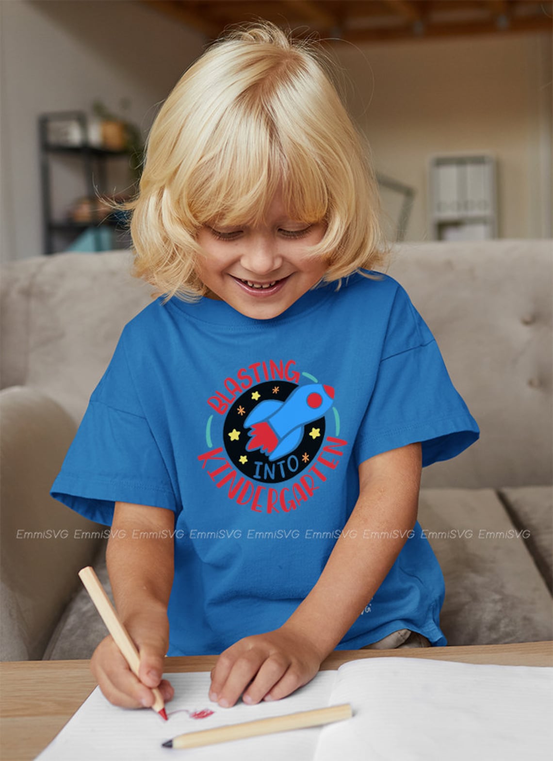 Blast Into Kindergarten Svg First Day of School Svg. Instant | Etsy