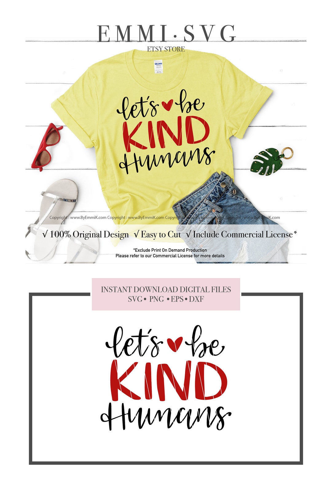 Let's Be Kind Human SVG PNG, Spread Kindness Svg Cricut File, Be Kind ...