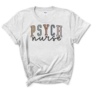 Psych Nurse Svg Shirt Design, Psychiatric Nurse Svg Files for Cricut ...