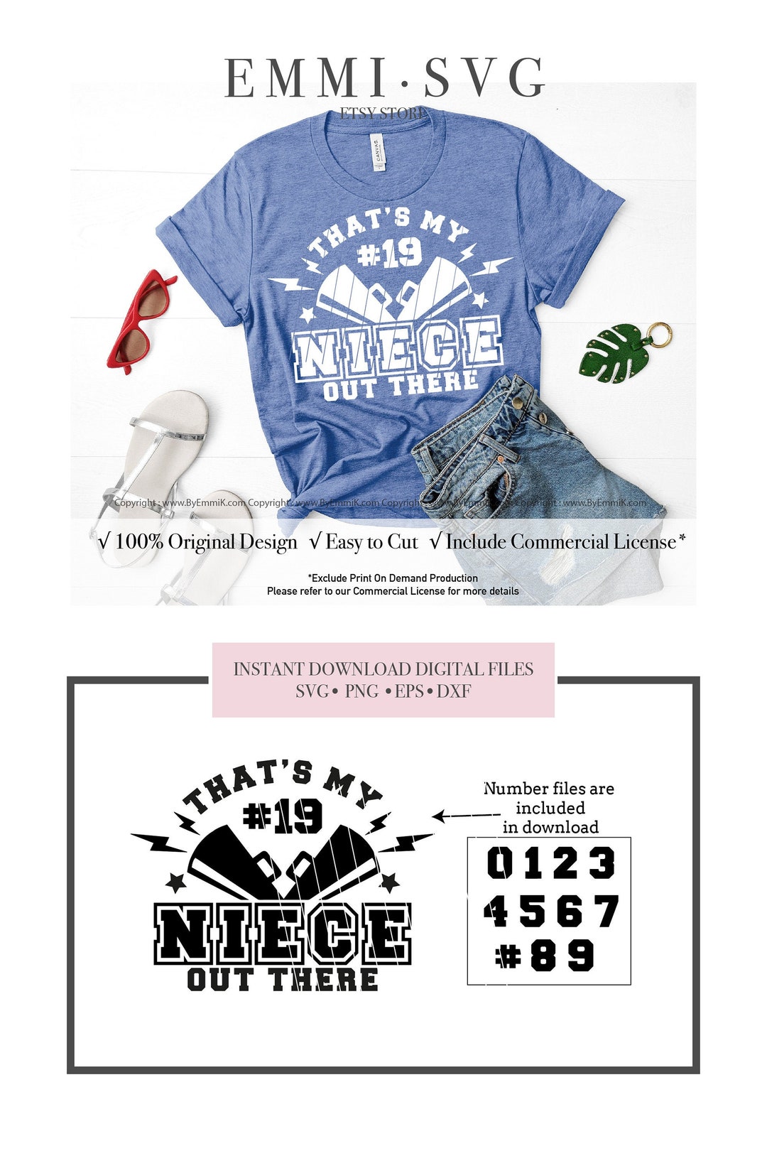 Cheer Aunt Svg, That's My Niece Out There Svg, Cheer Saying Svg ...