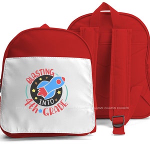 Blasting Into 4th Grade Svg, First Day of School Svg, 4th Grade Svg ...