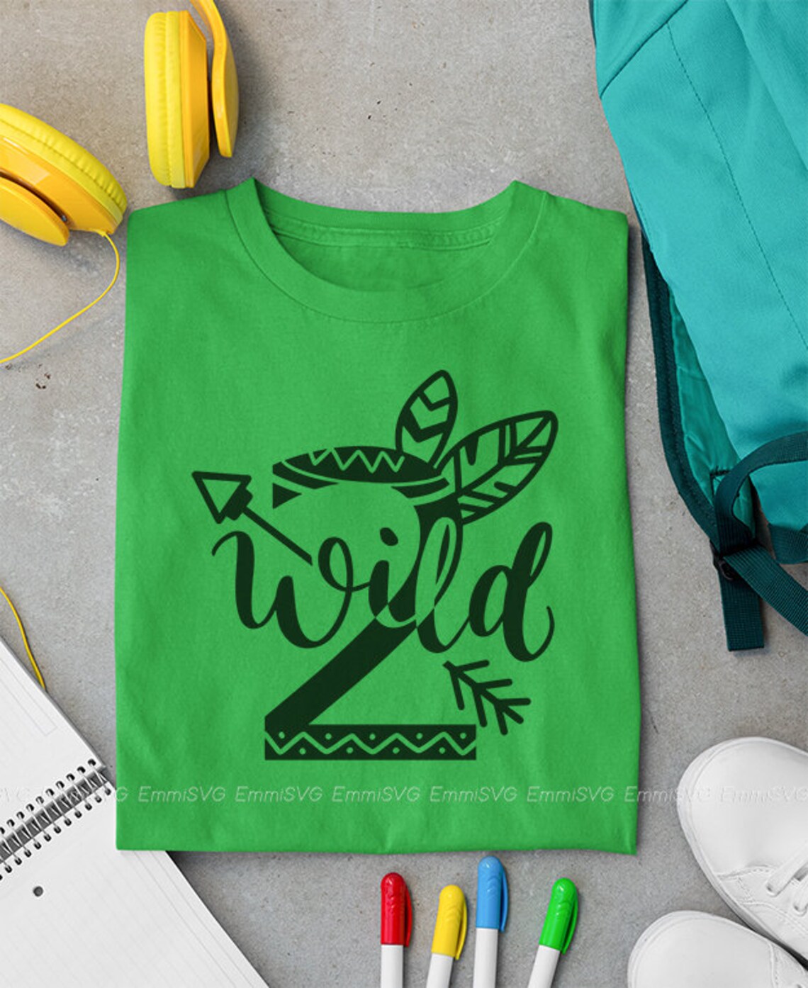 Two Wild Svg File for Cricut 2th Birthday Svg Two Years Old | Etsy
