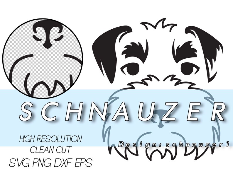 Schnauzer Svg, Dog Svg, Pet Svg, Puppy Svg, Dog Head Svg, Cute Dog Svg ...