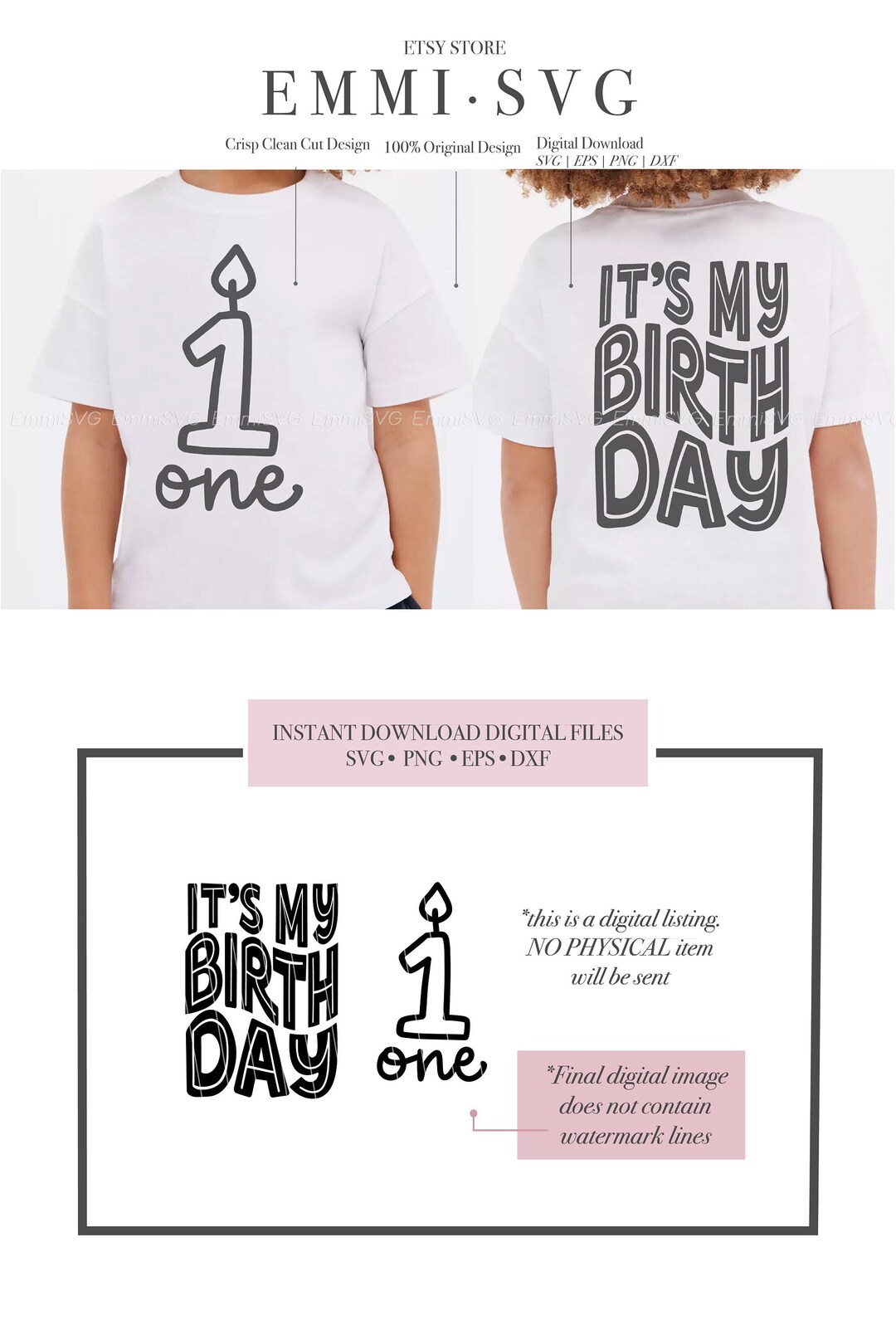 1st Birthday Svg Png, First Birthday SVG PNG, 1 Year Old Svg, One Year ...