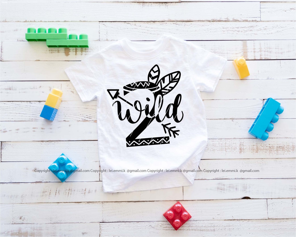 Two Wild Svg File for Cricut 2th Birthday Svg Two Years Old - Etsy
