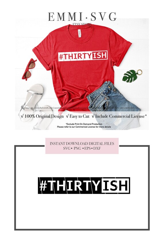 30th birthday svg thirty birthday svg 30ish svg birthday | Etsy