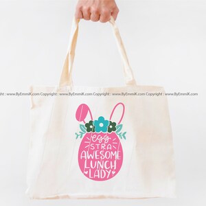 Easter Lunch Lady Svg, Easter School Svg, Cafeteria Svg, Easter Bunny ...