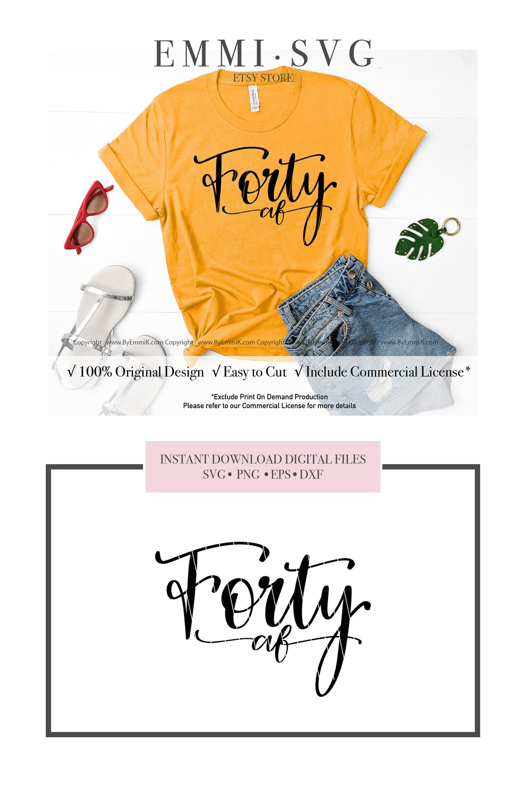 Forty AF, 40 AF, Forty Birthday Svg for Cricut and Silhouette Cameo ...