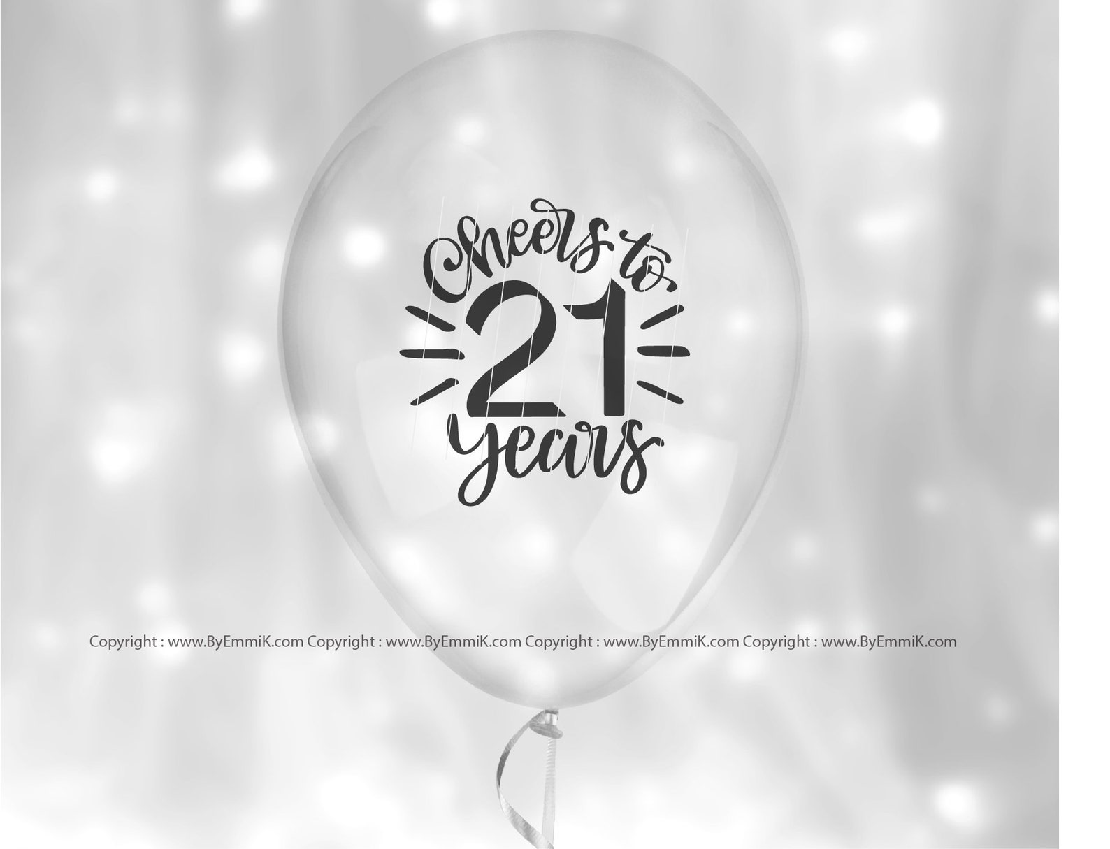 21 birthday svg cheers to 21 years instant download | Etsy