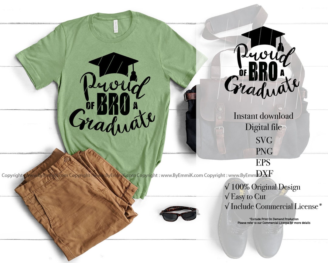 Proud Brother of a Graduate Svg, Graduation Cap Svg, Graduation Family ...
