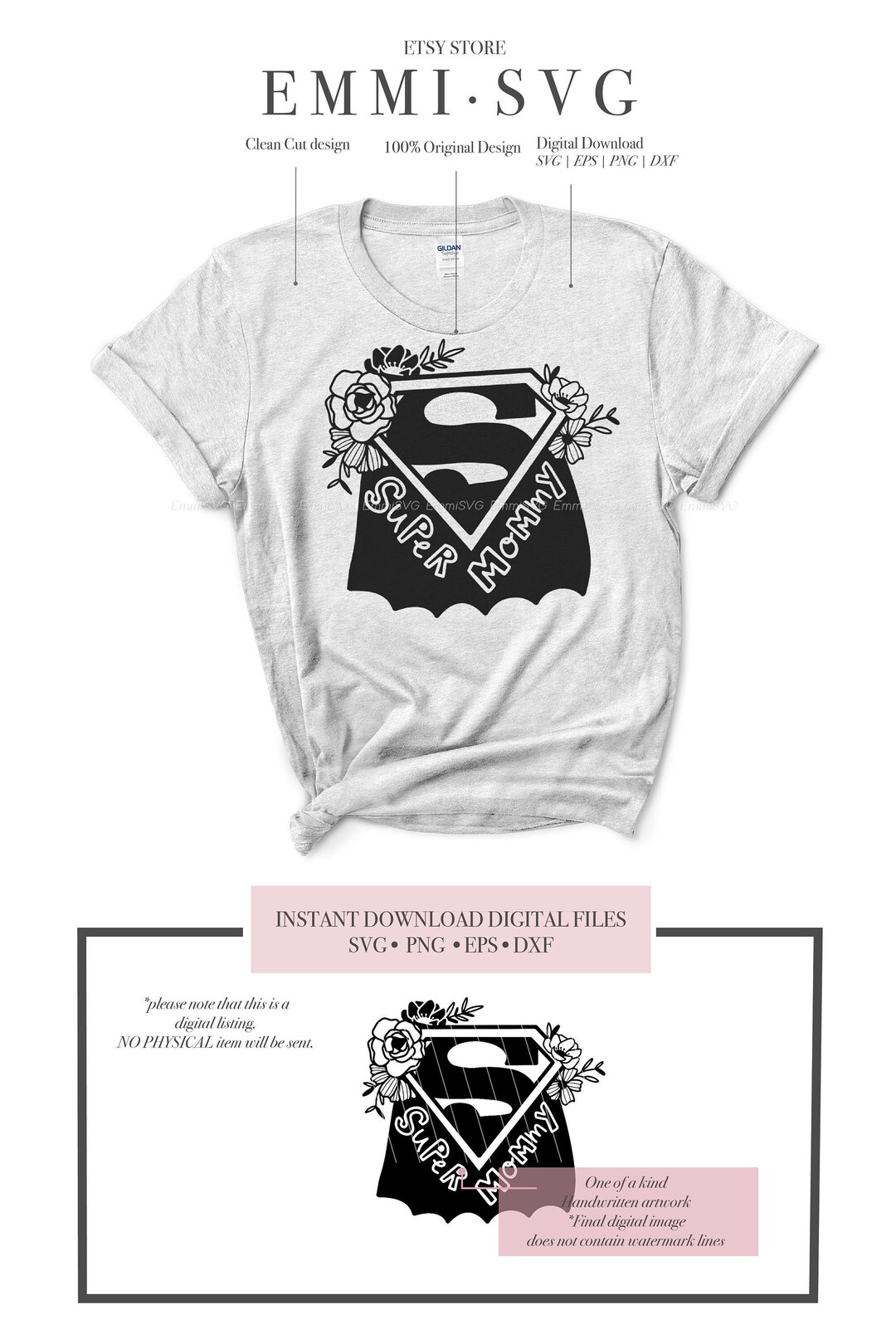 Super Mom Svg Cut File . Digital File Design for T Shirt Printing ...