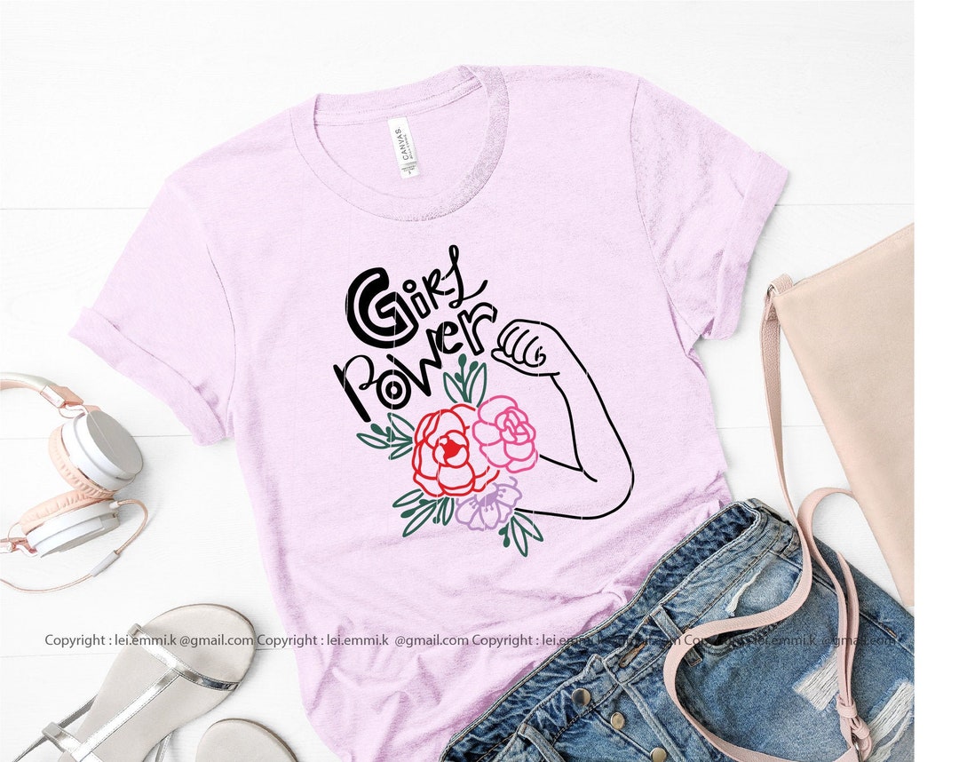 Girl Power Svg, Strong Girl Svg, Instant Download, Free Commercial Use ...