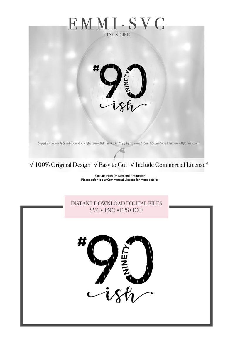 90th Birthday Svg 90ish Svg 91 92 93 94 95 96 99 | Etsy