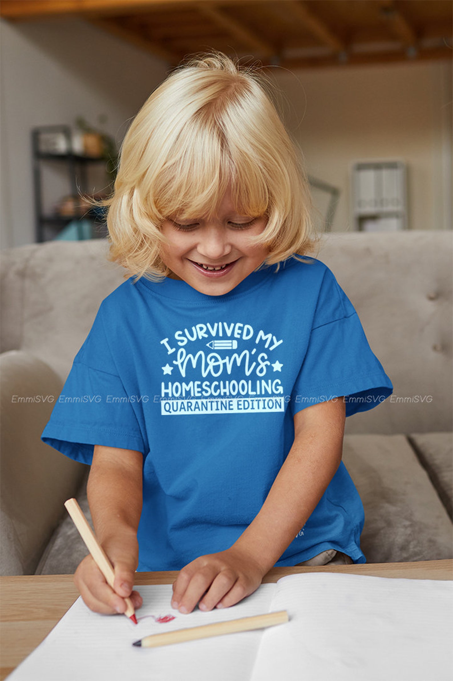 I Survived My Mom Homeschooling Svg Homeschool Kids Svg | Etsy