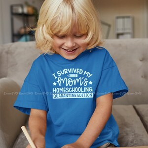 I Survived My Mom Homeschooling Svg Homeschool Kids Svg - Etsy