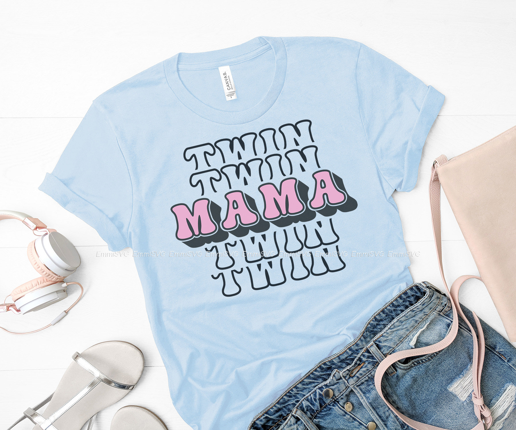 Twin Mama Svg Twin Mom Svg Mom of 2 Svg Mom Life Svg Twins - Etsy
