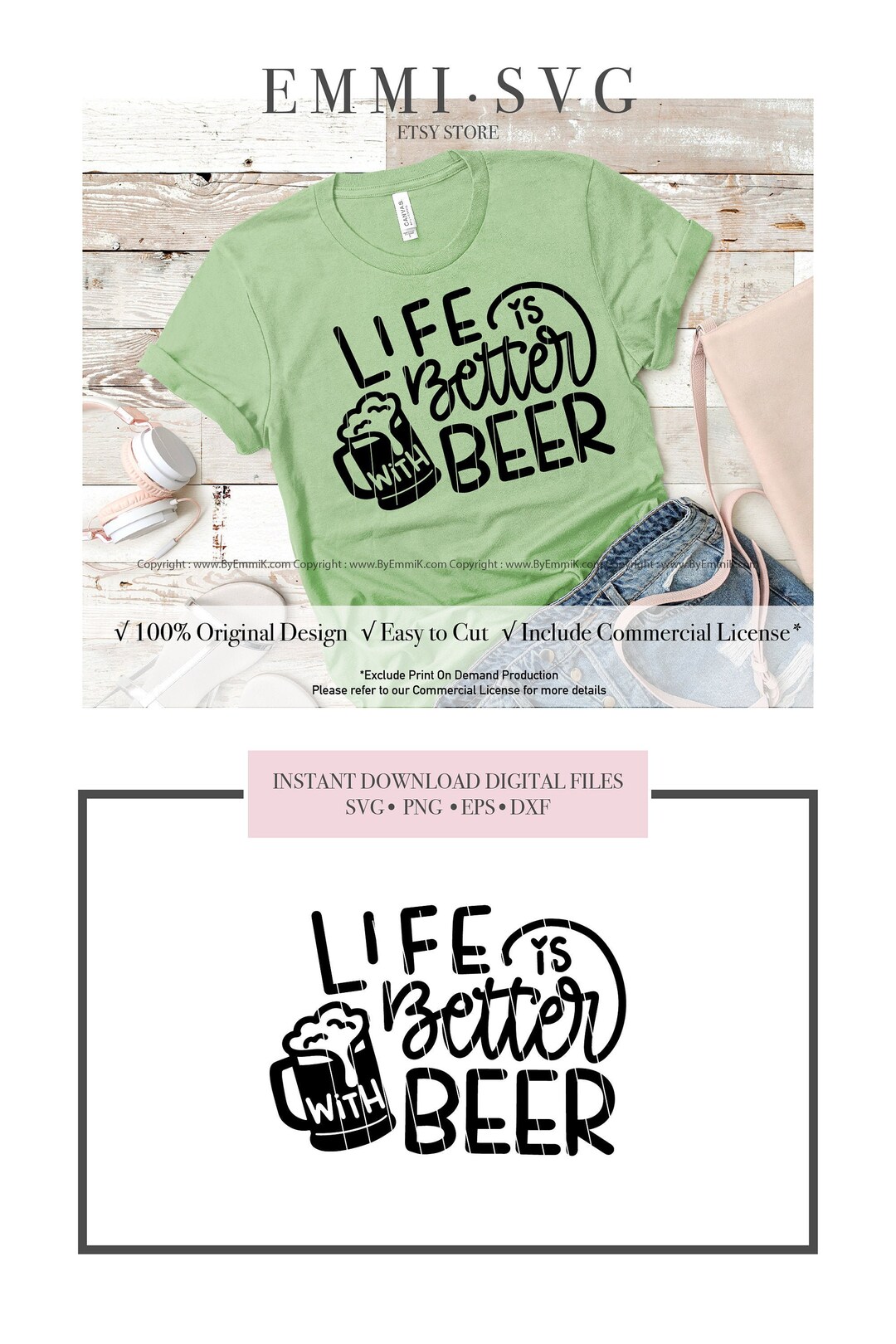 Life is Better With Beer Svg, Beer Lover Svg, Beer Saying Svg, Beer ...