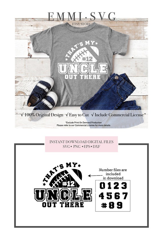Uncle Svg Game Day Svg Commercial Use Vector Clipart Nephew’s Biggest ...