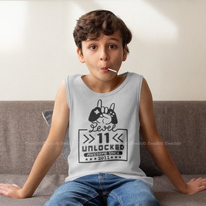 11th Birthday Svg, Level 11 Unlocked, Awesome Since 2012, Eleventh Svg ...