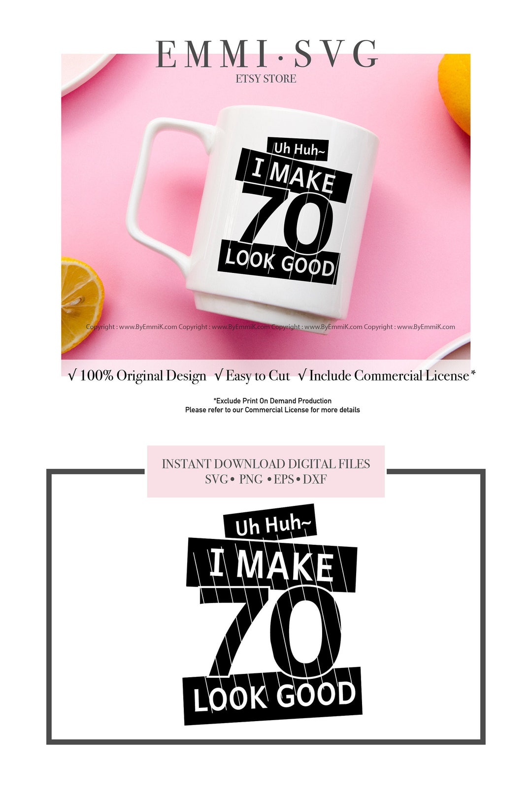 70th Birthday Svg, Seventy Birthday Svg, I Make 70 Look Good Svg ...