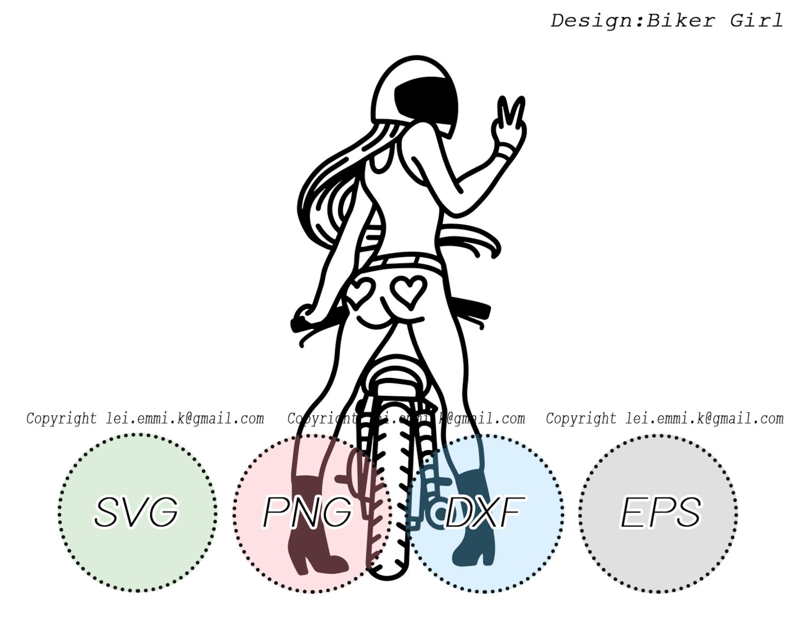 Girl Biker Svg, Girl Racer Svg, Motorcycle Rider, Biker Svg, Bike Rider ...