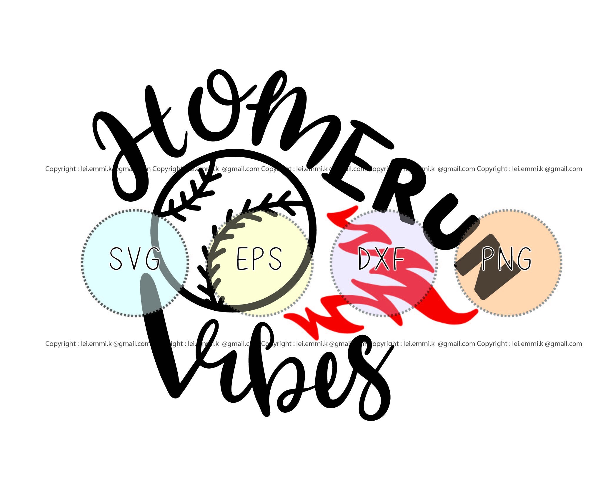 Baseball Home Run Vibes Svg Files for Cricut and Silhouette - Etsy