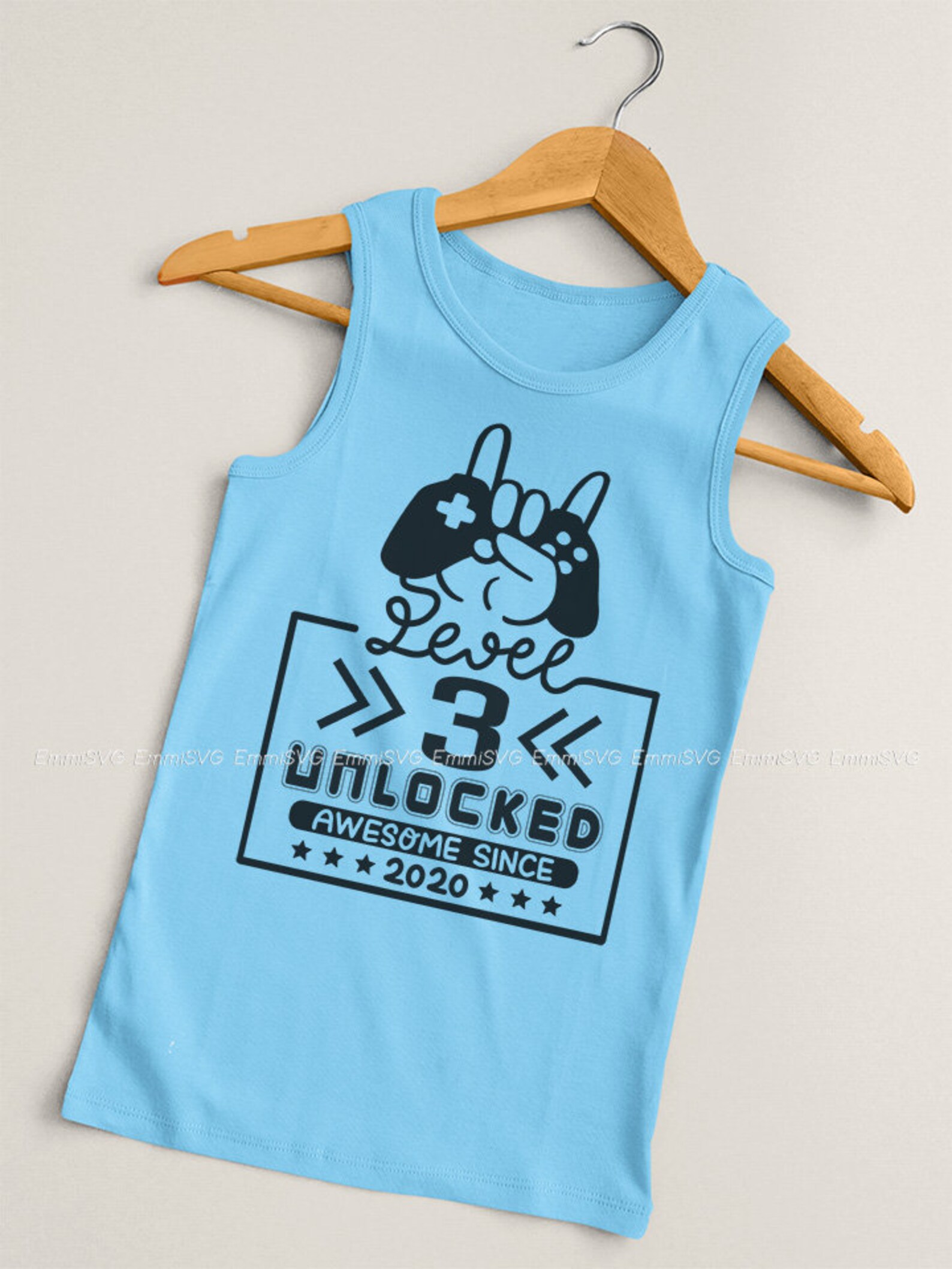 Level 3 Unlocked Svg Png Boy 3rd Birthday Party Theme Kids - Etsy