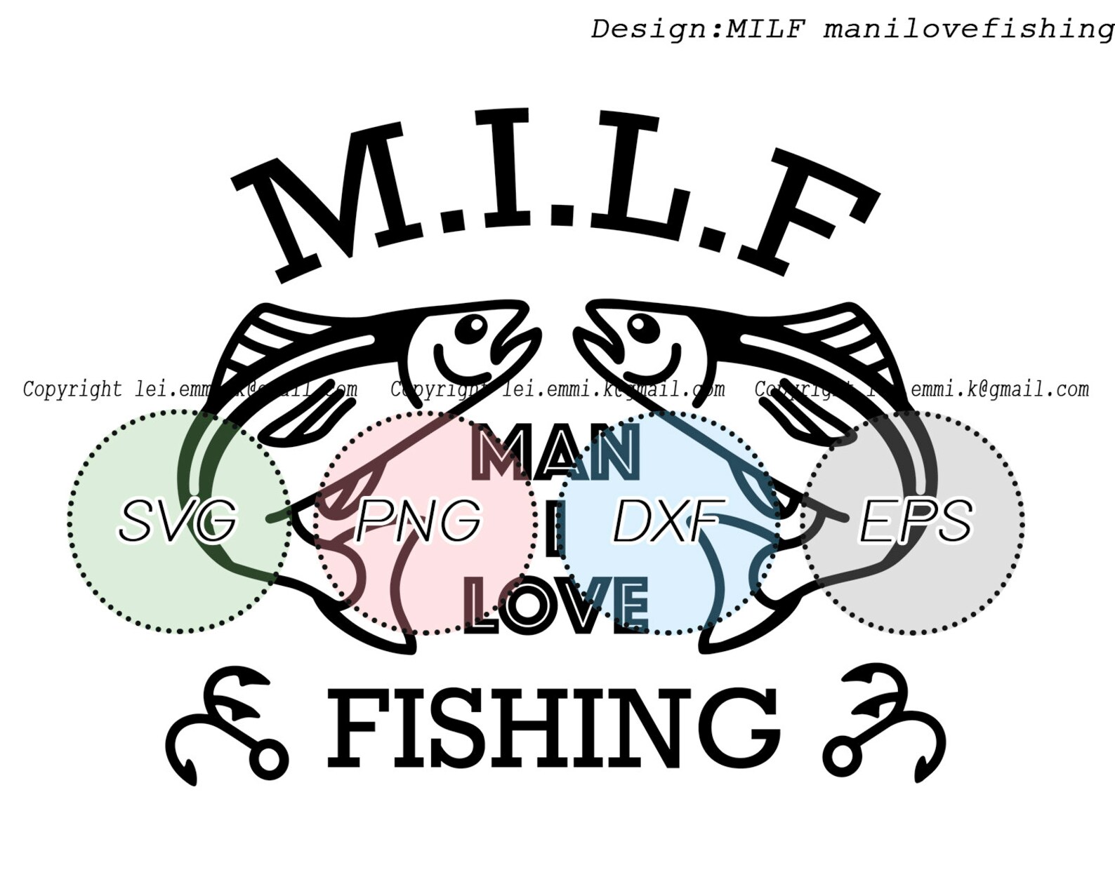 Man I Love Fishing Svg Digital File for Cutting Machine Cricut and ...