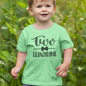 2nd Birthday Boy Svg, Two Handsome Svg. Instant Download.free ...