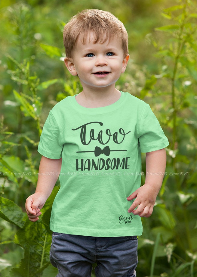 2nd Birthday Boy Svg, Two Handsome Svg. Instant Download.free ...