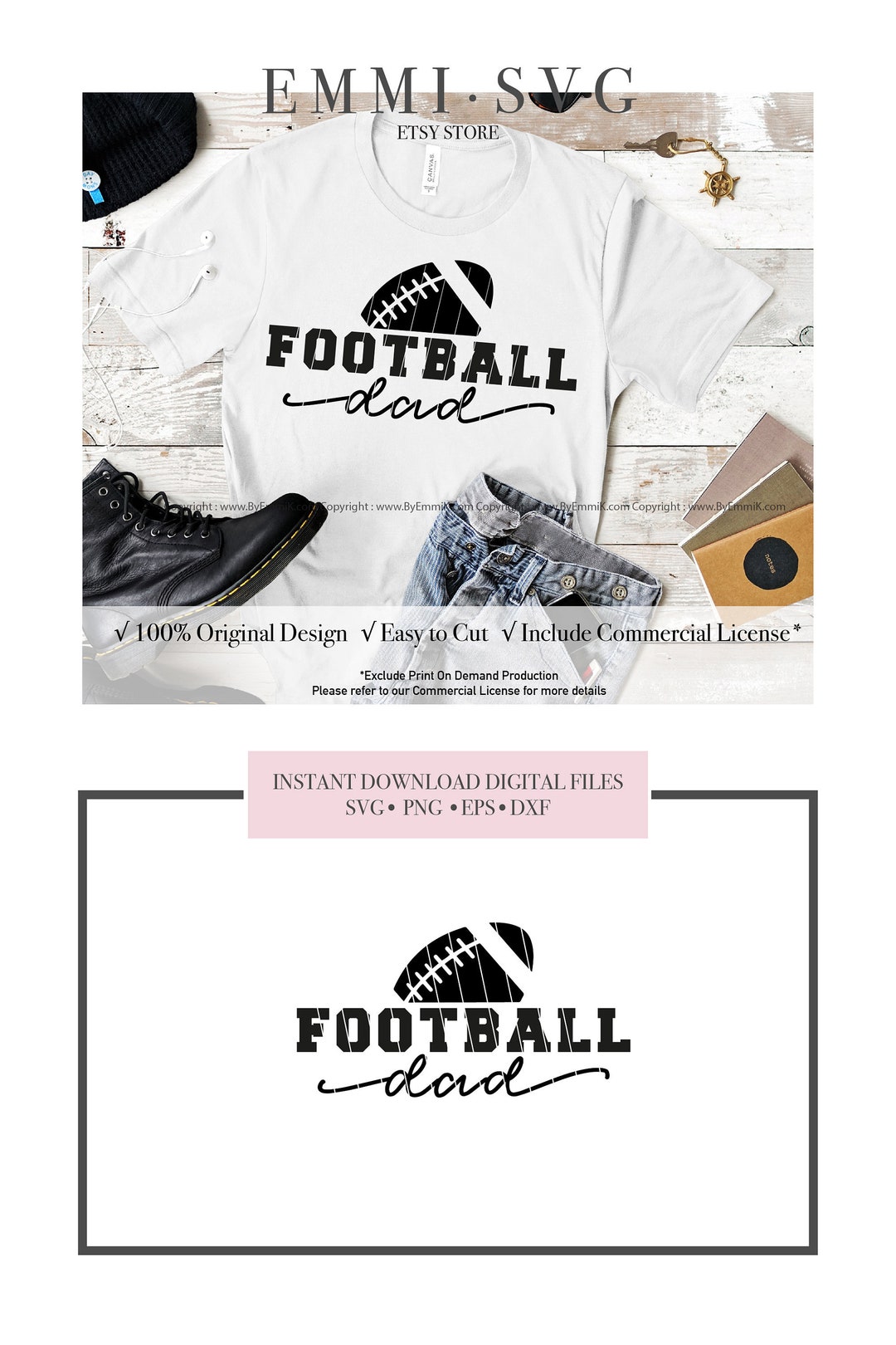 Football Dad Svg, Sports Dad Svg, Loud and Proud Dad, Gift for Dad ...