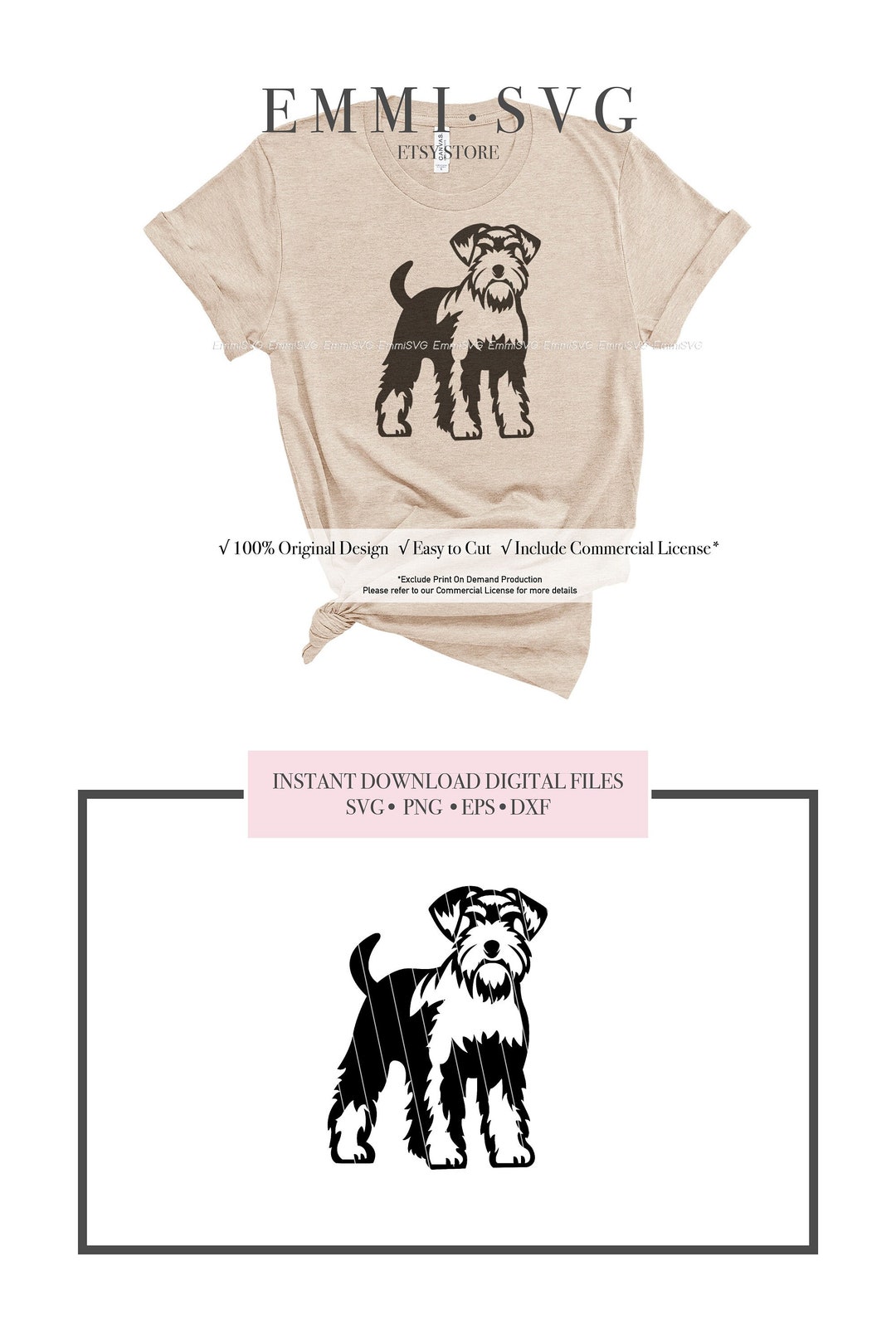 Schnauzer Svg, Dog Svg, Puppy Svg, Dog Clipart, Schnauzer Svg ...