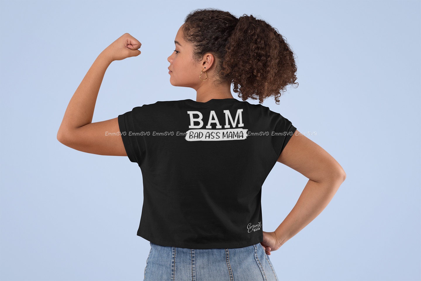 Bam Bad Ass Mom Svg Sassy Mom Svg Boujee Mom Svg Sarcastic Etsy