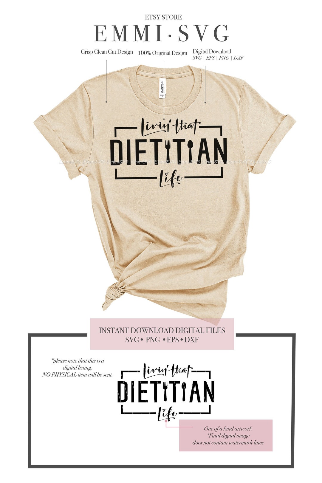 Dietitian Svg Files for Cricut, Living That Dietitian Life Svg Shirt ...