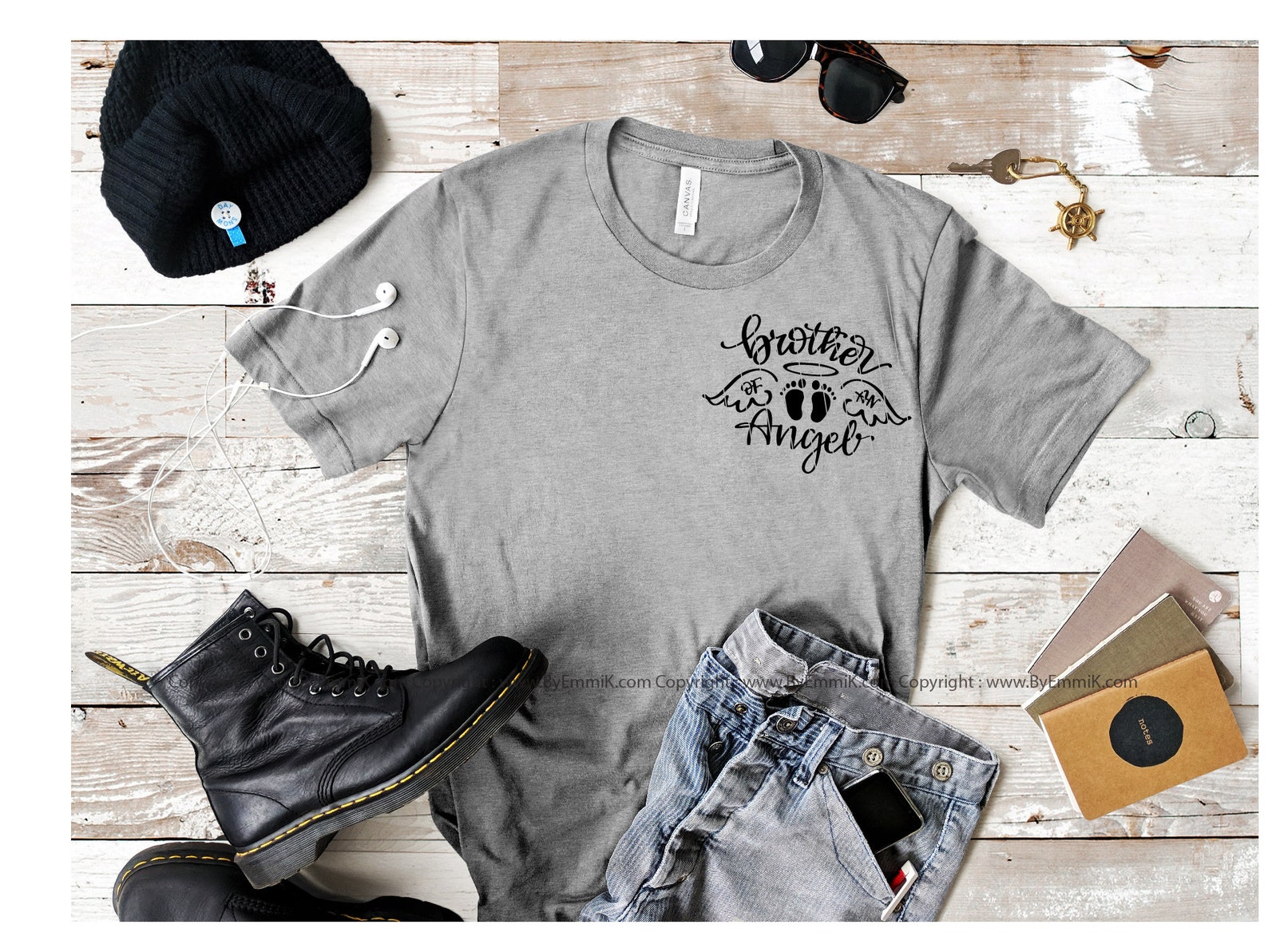 Brother of an Angel Svg Angel Brother Svg Grief Design - Etsy