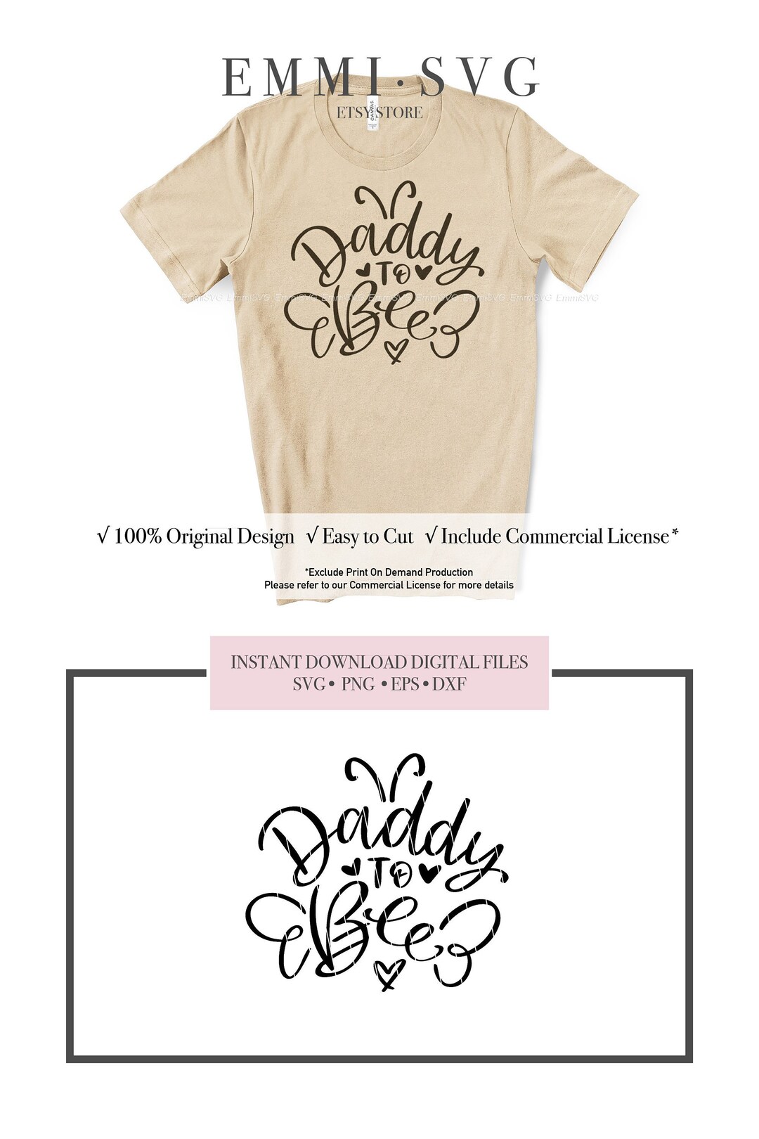 Dad to Be Svg, Daddy to Bee Svg, New Dad Svg, Promoted to Dad Svg, Dad ...