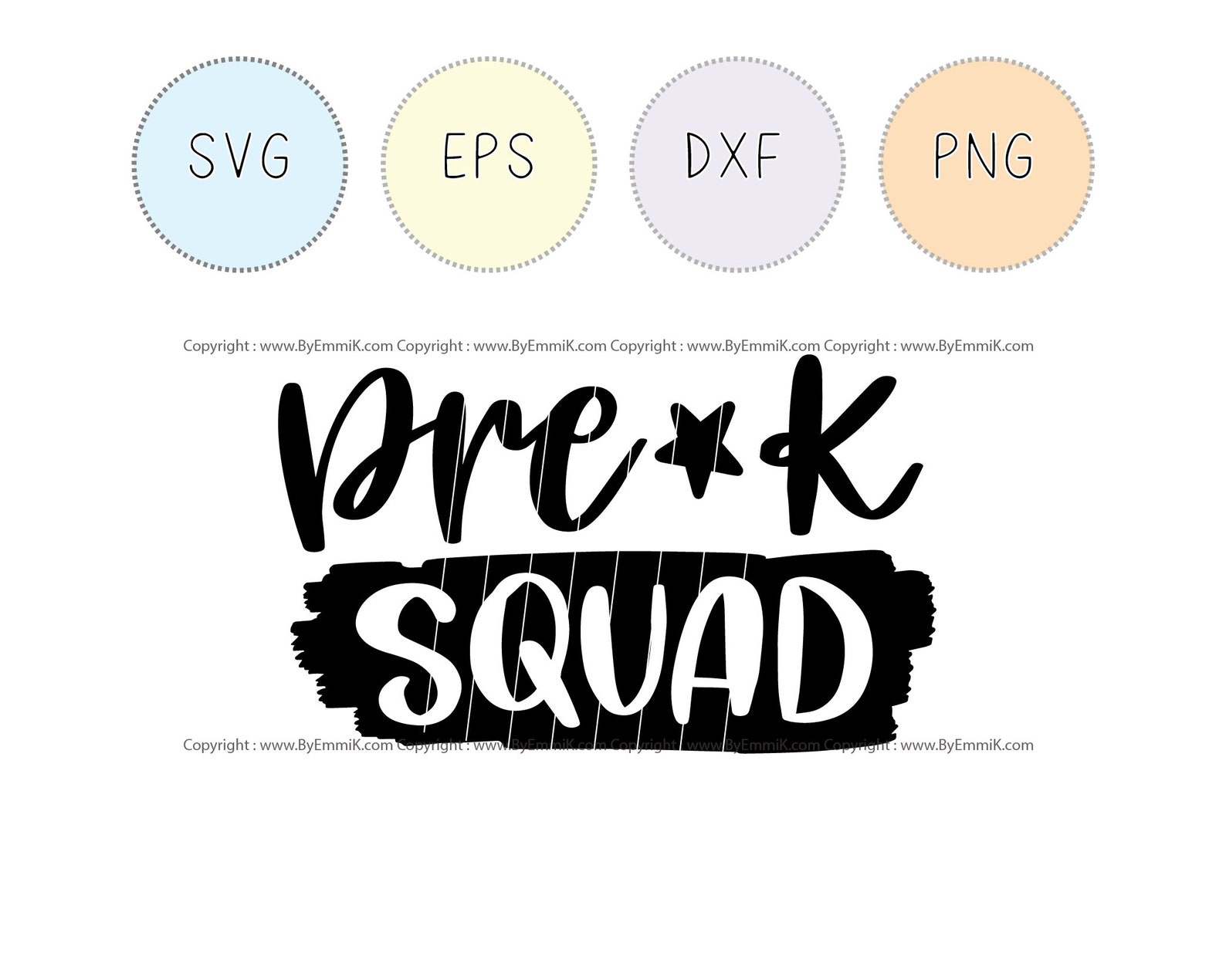 Pre k teacher svg pre k squad svg instant download | Etsy